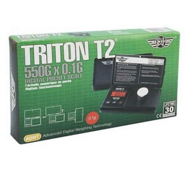 Triton T2 550g x .1g Digital Scale - Smokey Shay’s