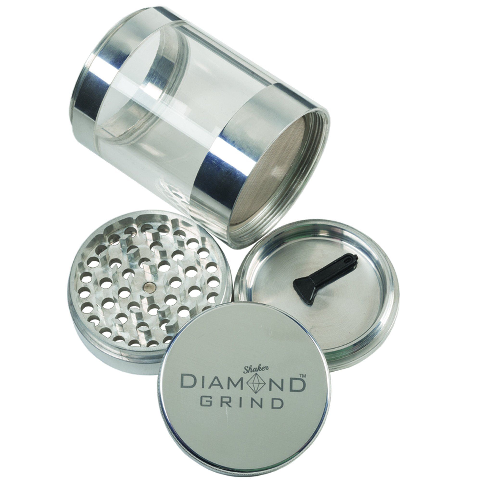 Diamond Shaker Grinder - 56mm - Smokey Shay’s