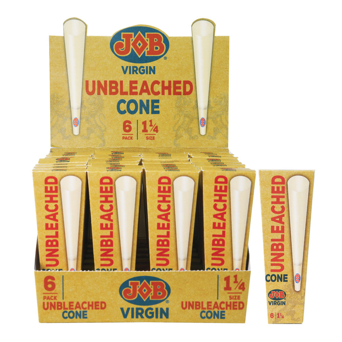 Job Virgin Unbleached Cones - Smokey Shay’s