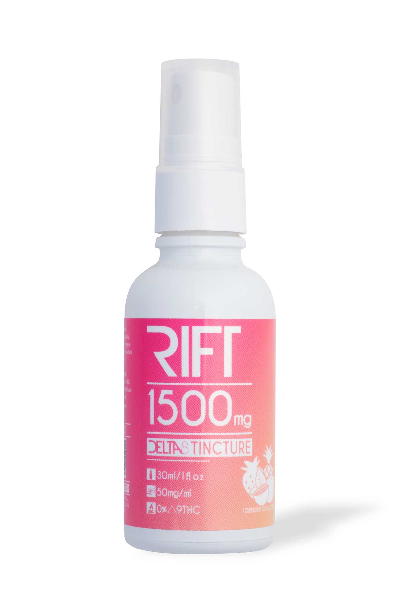 Rift Delta 8 Tincture Spray Forbidden Ice - Various Strengths - Smokey ...