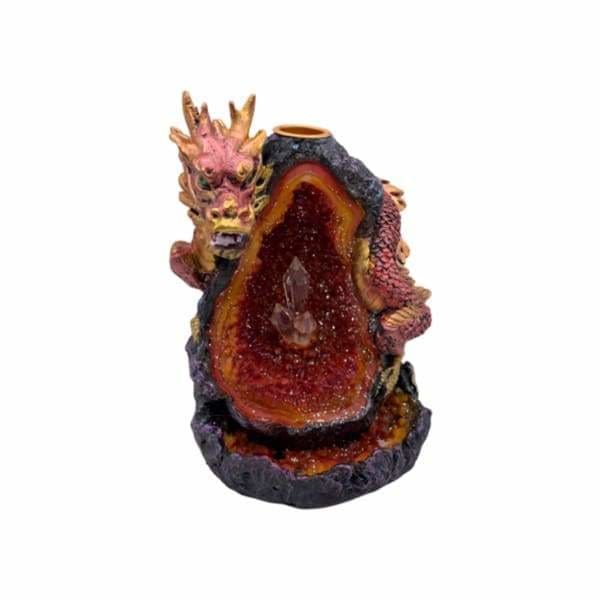 Red Dragon Crystal Backflow Burner - Smokey Shay’s