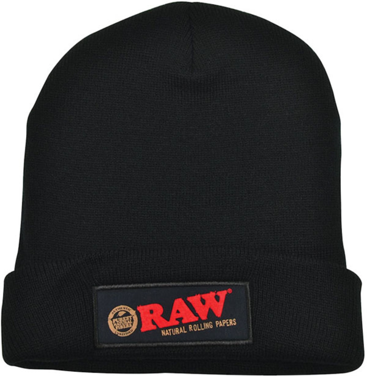 Raw Beanie Hat - Black