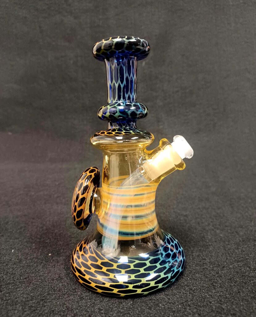 Hefe Glass Honeycomb Rig and Cap Set - Smokey Shay’s